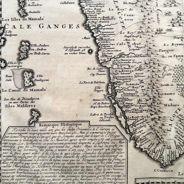 Map of South India, 1719 – Artisera