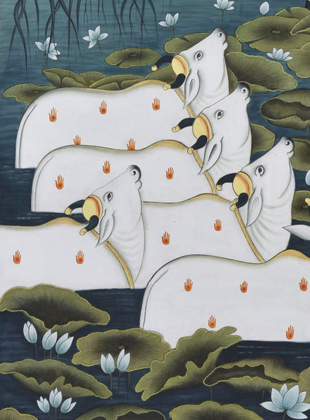 Krishna in Lotus Pond - 03 – Artisera